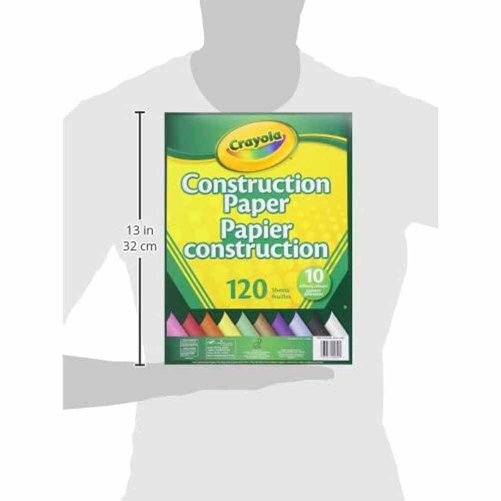 Crayola 120 Construction Paper - Case of 12 Packs | United Canada Inc.
