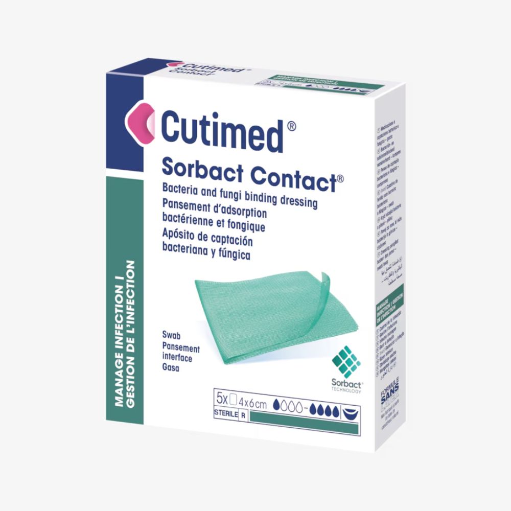 Cutimed Sorbact Hydroactive - Antimicrobial Sterile Dressing with Hydr ...