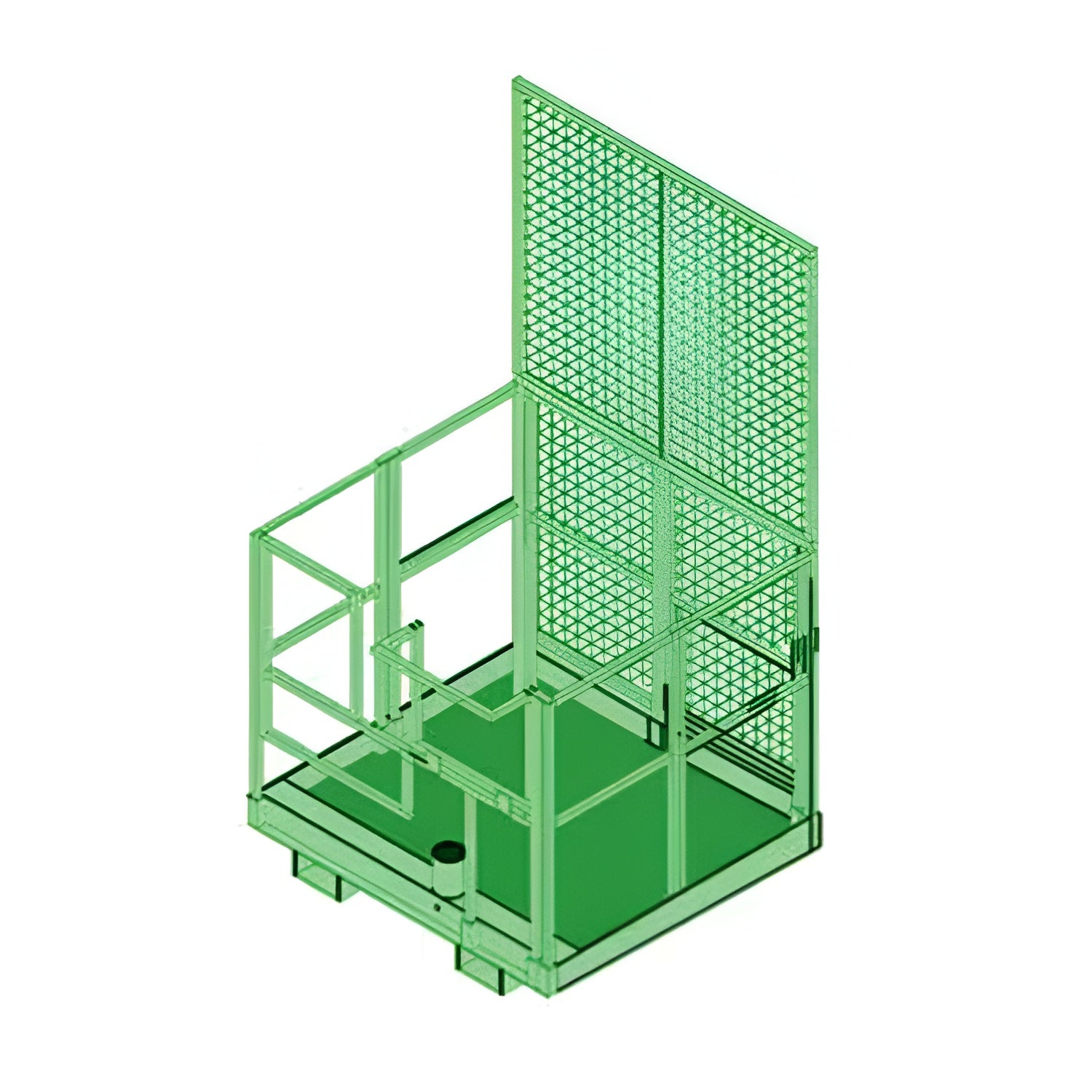 3M™ DBI-SALA® Advanced Forklift Basket Davit Base, Green, Silver, 8510 ...