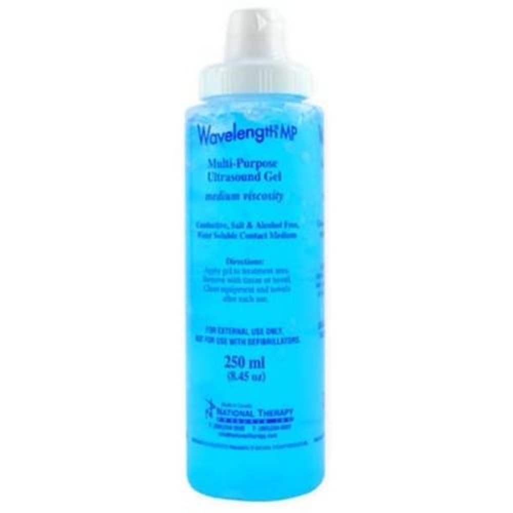 Ultrasound Gel Blue 8oz Squeeze Bottle | United Canada Inc.