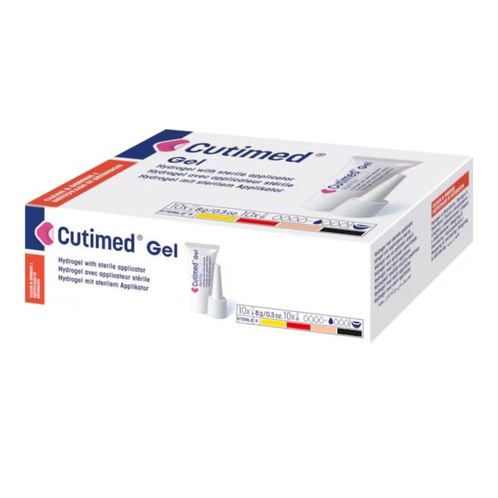 Cutimed Gel - Transparent Amorphous Sterile Hydrogel, Box of 10 ...