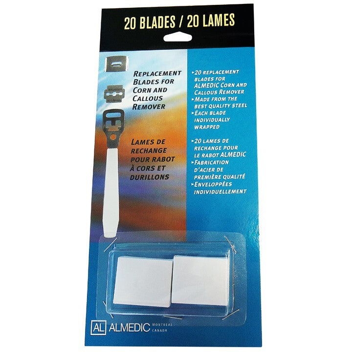 Blades for Almedic Corn Remover, Blister Packed - 20 blades | United ...