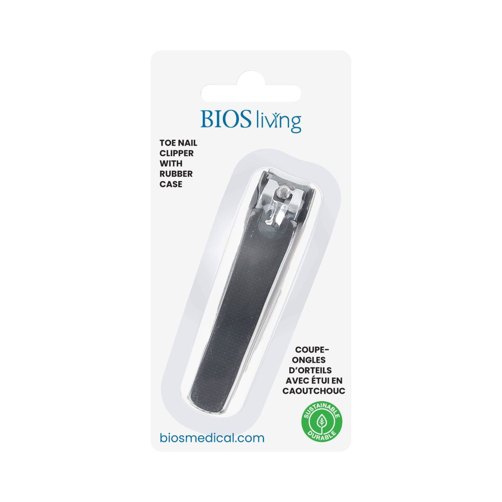 BIOS Living Toel Nail Clipper with Rubber Case | United Canada Inc.